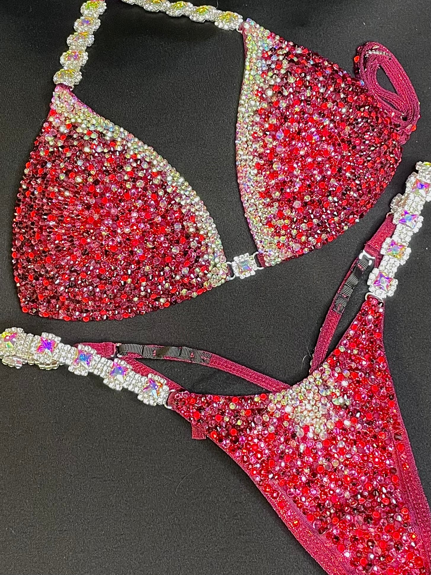 Raspberry Red bikini suit (TN955) – tantra444